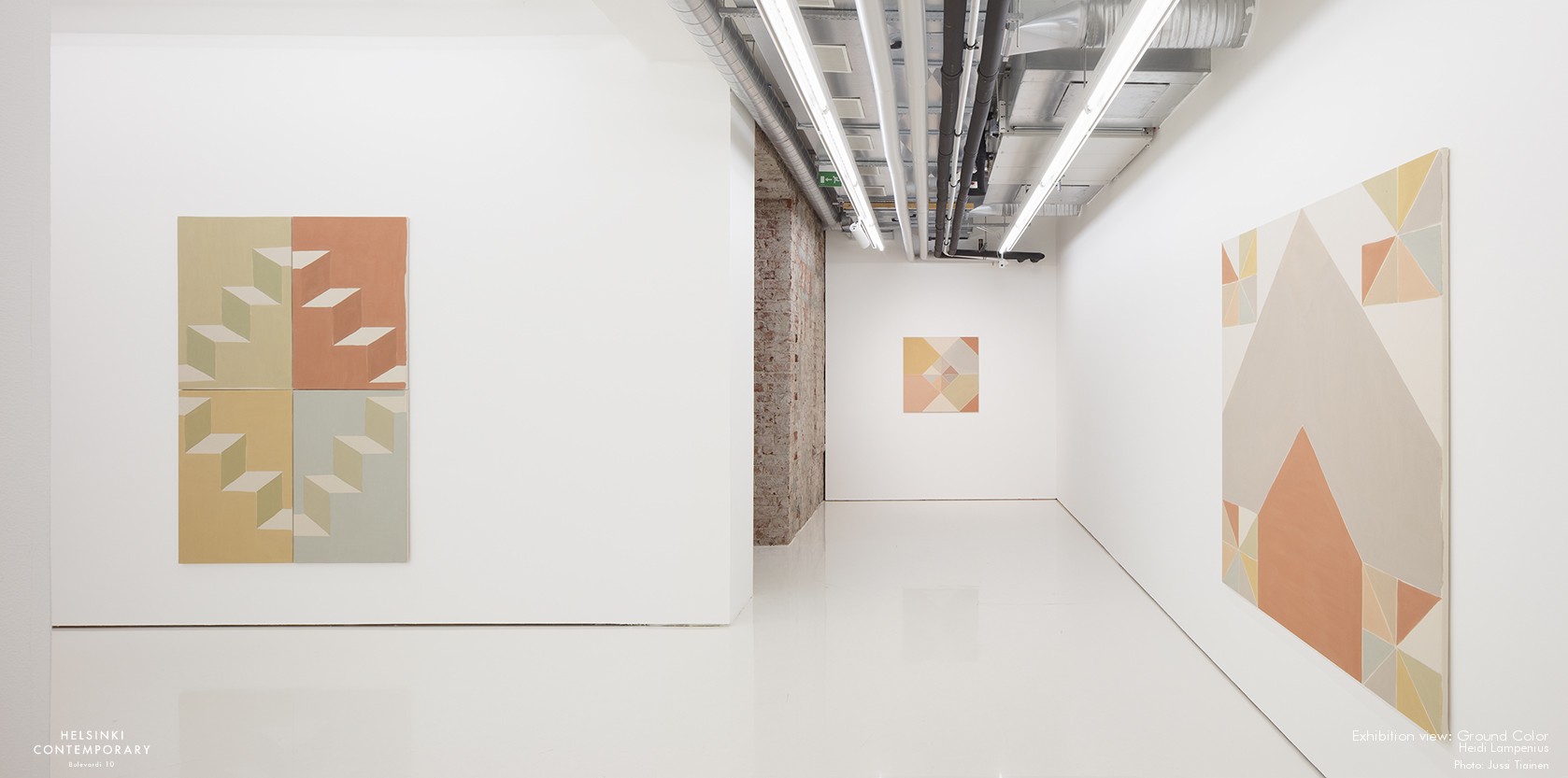 Exhibition view: Ground Color | Heidi Lampenius | Helsinki Contemporary