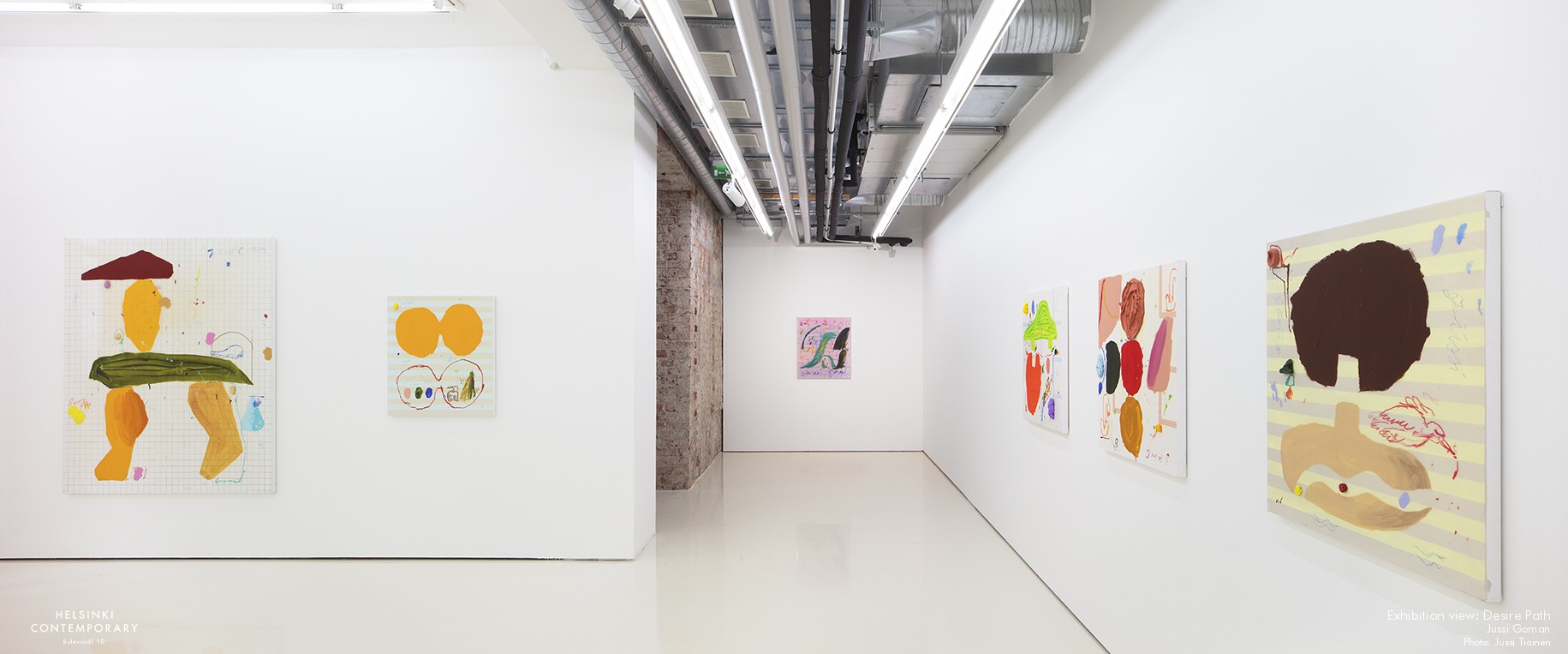 Exhibition view: Desire Path | Jussi Goman | Helsinki Contemporary