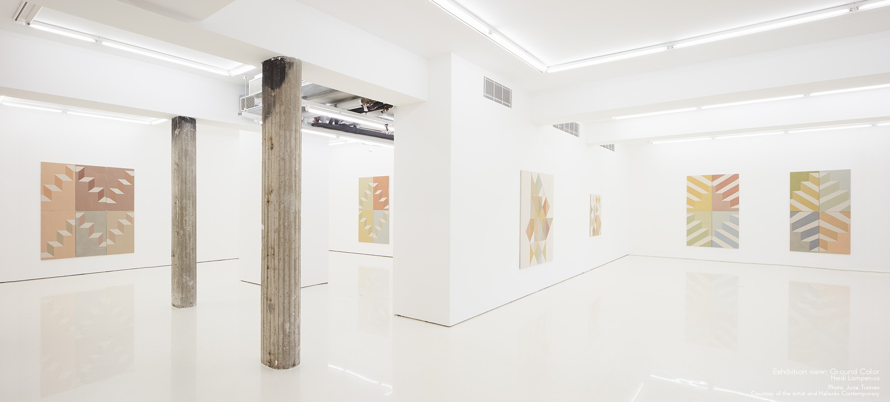 Exhibition view: Ground Color | Heidi Lampenius | Helsinki Contemporary
